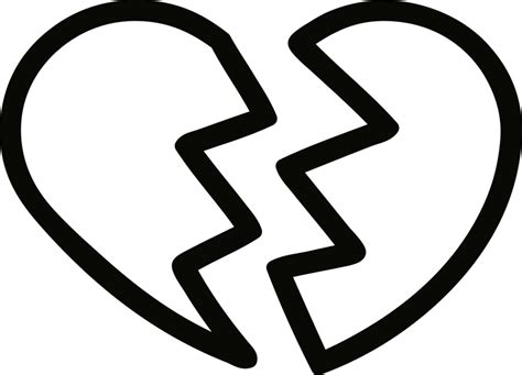 Broken Heart Emoji Pngs For Free Download