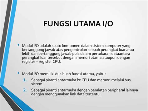 Mikroprosesor And Interfacing Bab Input Dan Output Pptx