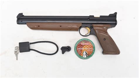 Crosman Model 1377 American Classic 177 Caliber W Partial Can Pellets And Trigger Lock