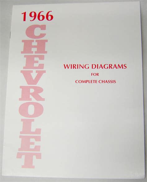 66 1966 Chevy Impala Electrical Wiring Diagram Manual I 5 Classic Chevy