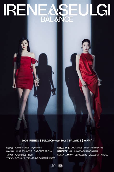 Red Velvets Irene And Seulgi Announces Dates And Cities For 2025 Asia