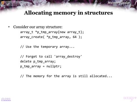 Memory Leaks Ppt Download