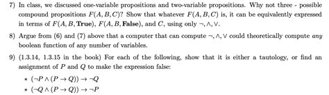 Solved 3 1 1 32 In The Book Construct Truth Tables For
