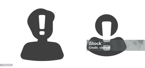 Icône De Point De Risque Dexclamation De Lutilisateur Pictogramme Vecteur Comme Fraude