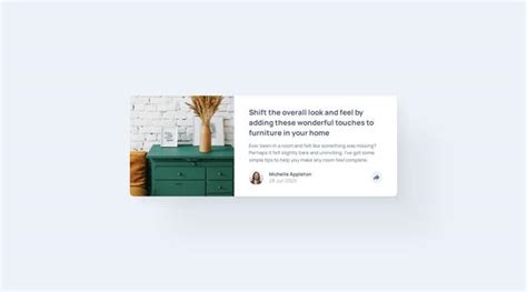 Frontend Mentor Responsive Article Preview Component Using Html Css