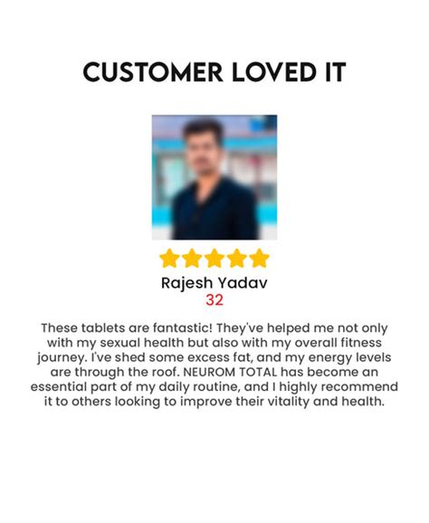 Neurom Total Tablets 10 Your Key To Sexual Vitality Arunveda