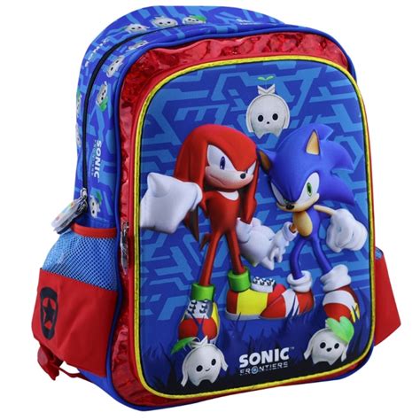 Mochila Satinbol Sonic Modelo Magic Set De 3 Piezas Mochilas Escolares