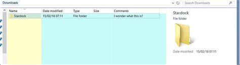 how do i add text under the comment column in file explorer page 2