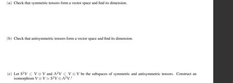 Definition 1 Let V Be An N Dimensional Vector Space