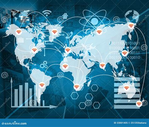 Connection Of The World Royalty Free Stock Photo Image 33001405
