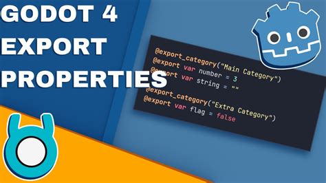 Godot 4 Export Properties Tutorial Youtube