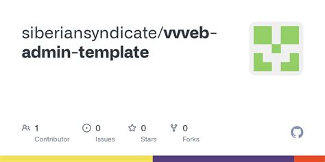 GitHub Siberiansyndicate Vvveb Admin Template