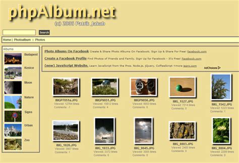 10 Best Free And Open Source Php Image Gallery Scripts ~ Blue Sky