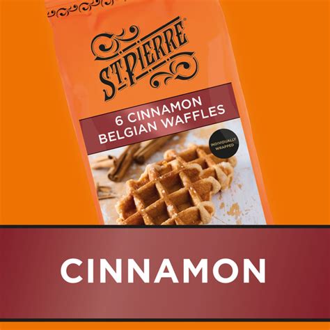 St Pierre Cinnamon Belgian Waffles Same Day Delivery Or Pickup Woodmans Food Markets