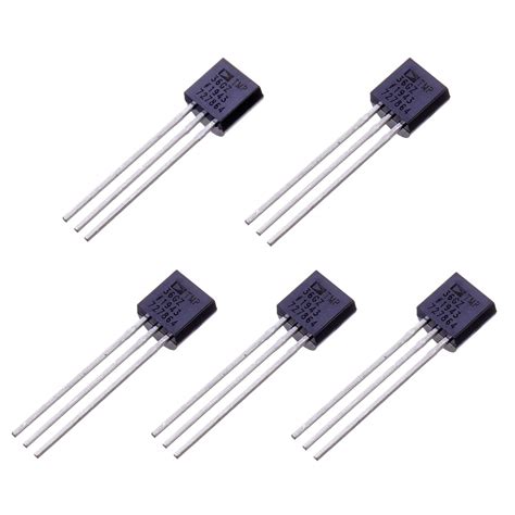 Bojack Tmp36 Temperature Sensors 3 Pin Tmp36gz High Precision Celsius Temperature Sensor Pack