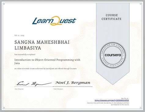 Completed Object Oriented Programming With Java Sangna Limbasiya Posted On The Topic Linkedin