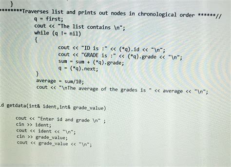 Solved Using C Create Two Linked Lists Each Having Ten Chegg