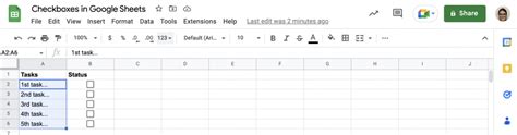 How To Add A Checkbox In Google Sheets Layer Blog