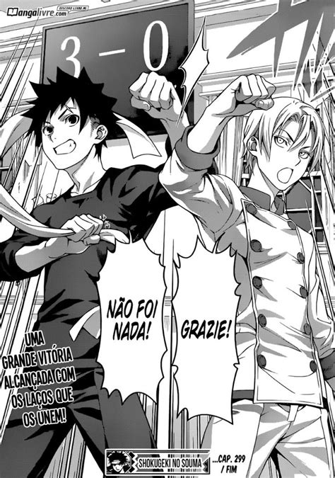 Souma Yukihira E Takumi Aldini Shokugeki No Soma Manga Pages