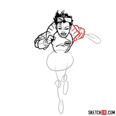 How To Draw Jubilee Mutant From X Men Series Step By Step Drawing Tutorials Drawings Happy