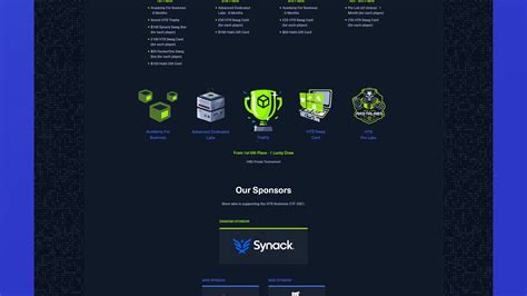 Business Ctf 2021 Htb Landing Page On Behance