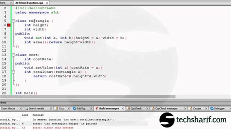 Bangla C Video Tutorial 20 Friend Function Youtube