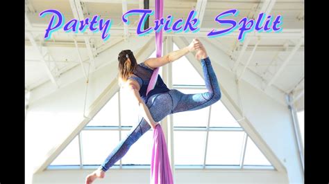 Aerial Silks Tutorial Party Trick Split Youtube