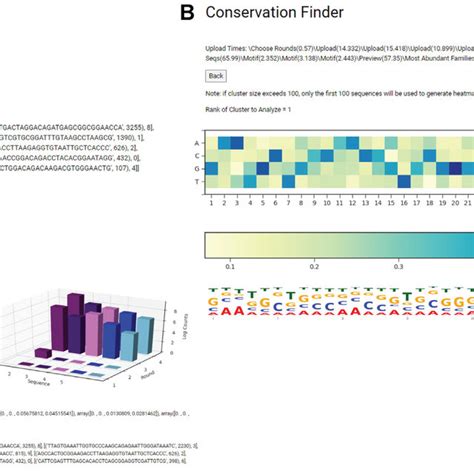 output from the analyze individual sequences pipeline using sequence