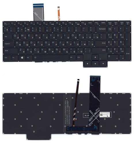 Клавиатура для ноутбука Lenovo IdeaPad Gaming 3-15ARH05 черная белая ...