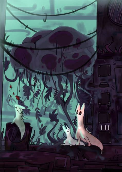 Rain World Alpha Art Дождь Кот