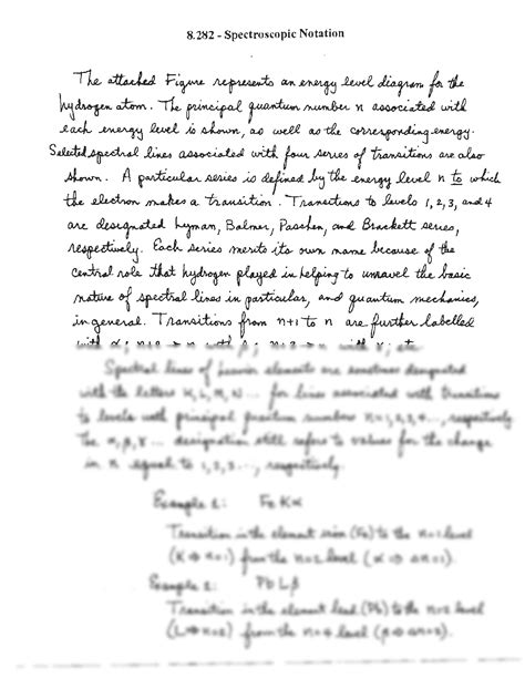 Solution Spectroscopic Notation Studypool