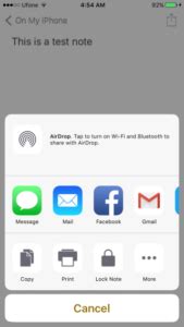 How To Lock Notes With A Password And Touch ID IOS
