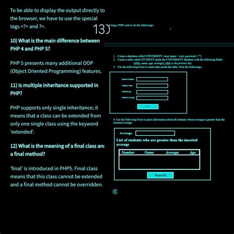 Solved Using A Php Code To Do The Following To Be Able To