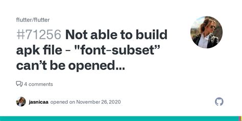 Not Able To Build Apk File Font Subset” Cant Be Opened Because Apple Cannot Check It For
