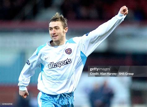 Substitute Joe Hamill Celebrates After Netting An Equaliser For News