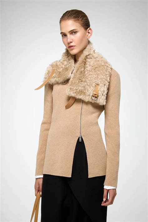 V S P Jacotte Brown Leather Neckwarmer