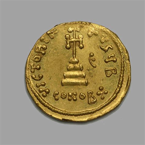 Constans Ii Constantine Gold Solidus Constantinople 646647