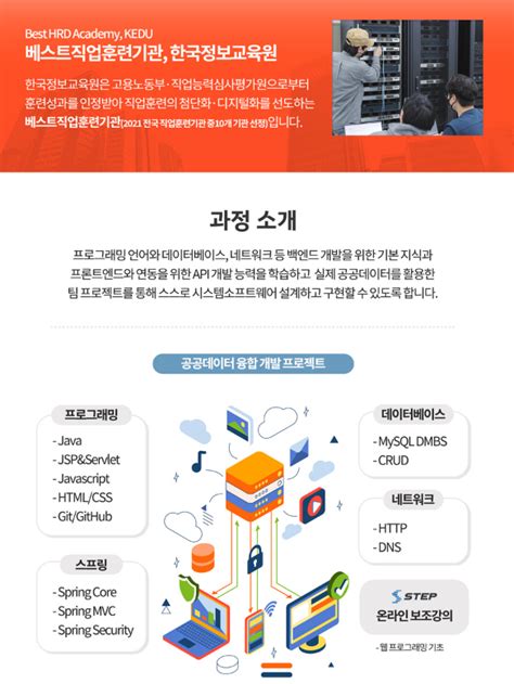 고용노동부 전액지원 자바 개발자 교육생 모집 기초부터 취업연계까지 공모전 대외활동 링커리어