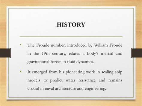 Froude Number In Hydraulics And Hydraulic Machinarypptx