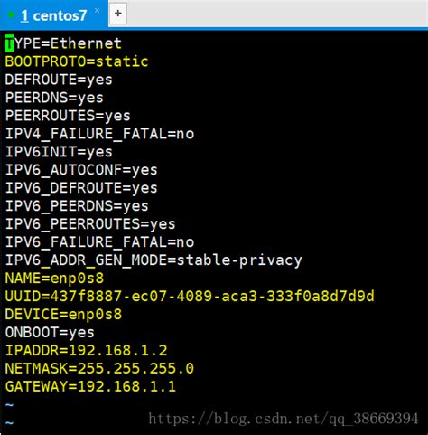 virtualbox配置centos7静态ip（详解） virtualbox安装centos7及静态ip设置 csdn博客