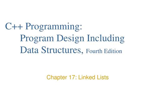 Ppt C Programming Program Design Including Data Structures Fourth Edition Powerpoint