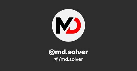 Md Solver Instagram Linktree