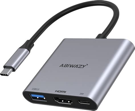 abiwazy usb c to hdmi adapter with 4k hdmi output type c