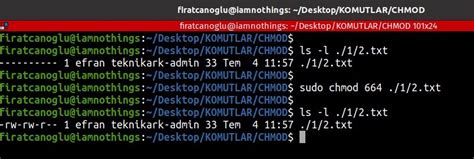 Örneklerle Linuxta Chmod Komutu Nasıl Kullanılır Linux Data Linux Sysadmin