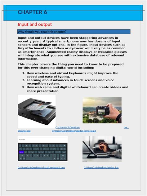 Input And Output Pdf