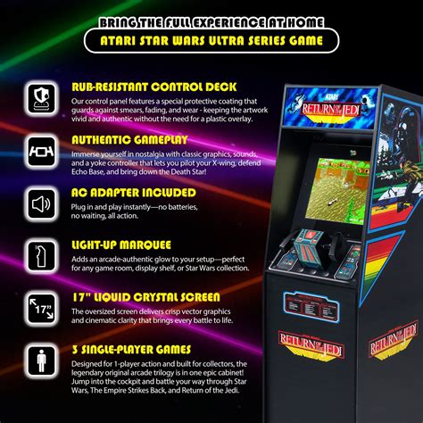 Arcade Classics Atari Star Wars Ultra Series 3 Game Cabinet Atari®