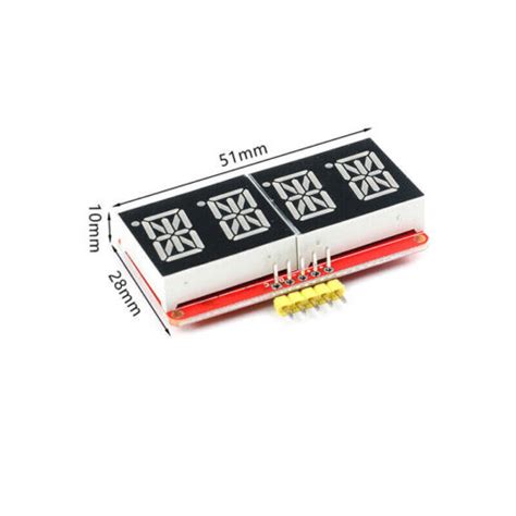 0 54 4 Bit Meter Digital LED Display Module HT16K33 IIC I2C Control Orange EBay