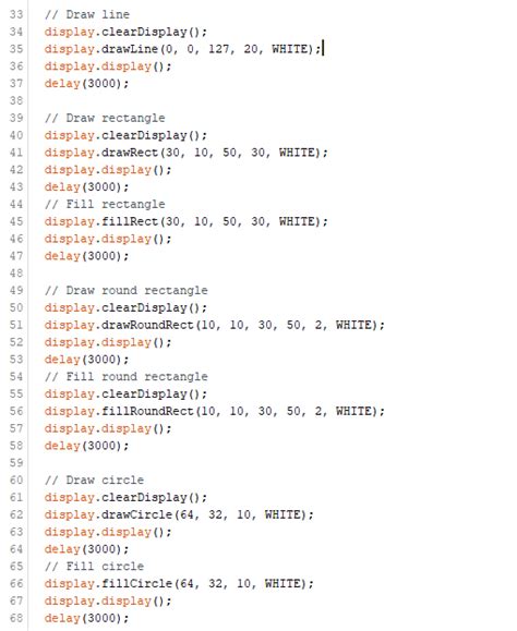 Project 5 Trying Out Oled Display And Pulse Width Modulation On Esp32 Dev Board Using The