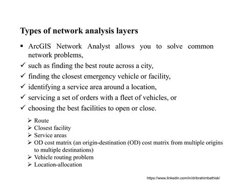 Network Analysis In Gis Part 1 Introduction Pdf