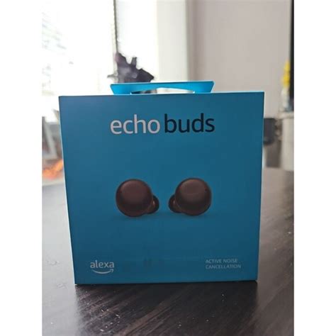 Amazon Headphones Amazon Echo Buds 2nd Gen Wireless Inear Headset Black Charging Case Poshmark